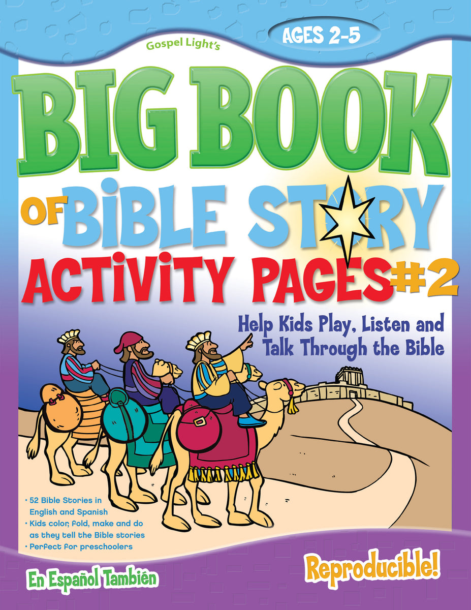 Big Book of Bible Story Activity Pages #2 - Kid's Sunday School Lessons ...