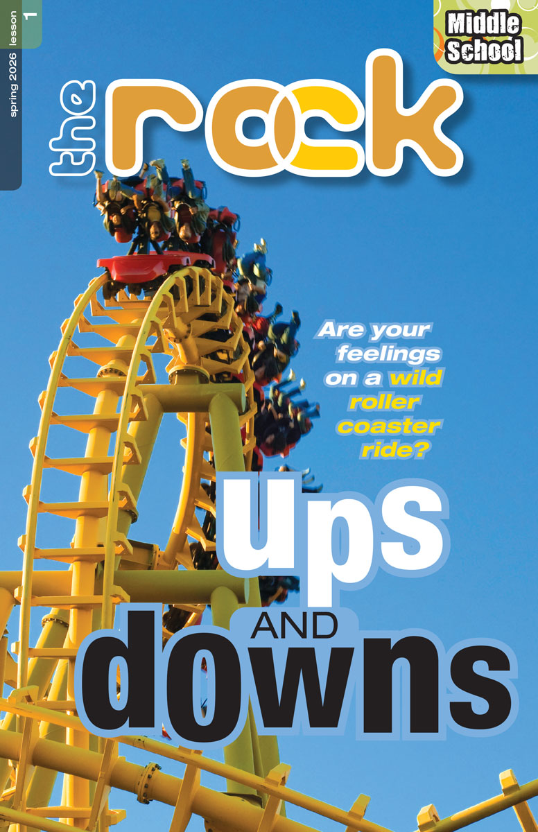 Echoes | Middle School The Rock Student Book | Spring 2026 – David C Cook