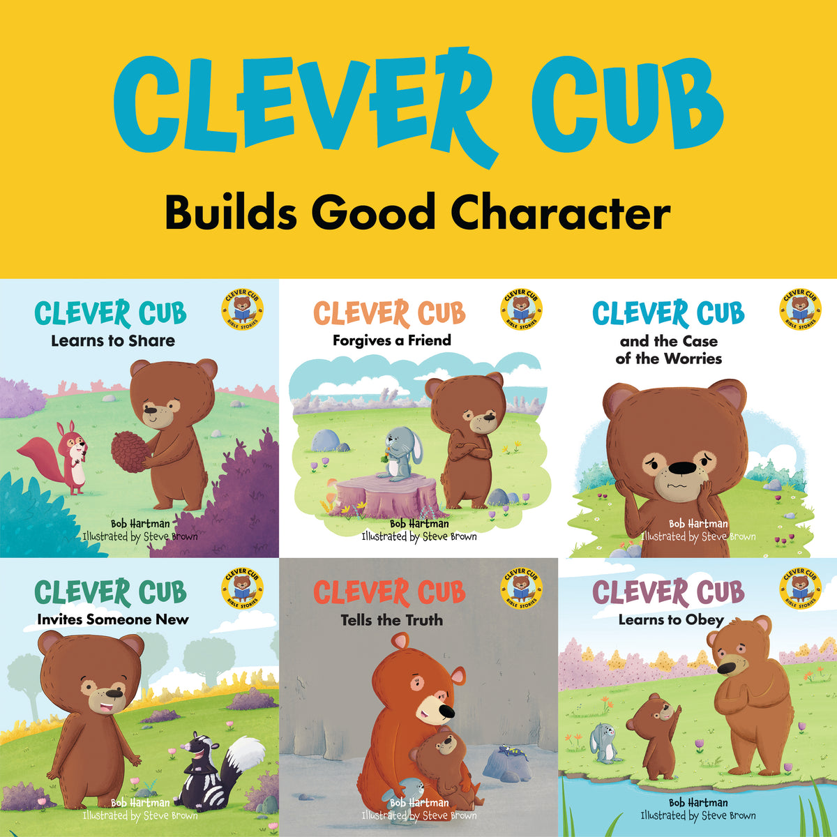 Clever Cub Builds Good Character – Collection – David C Cook