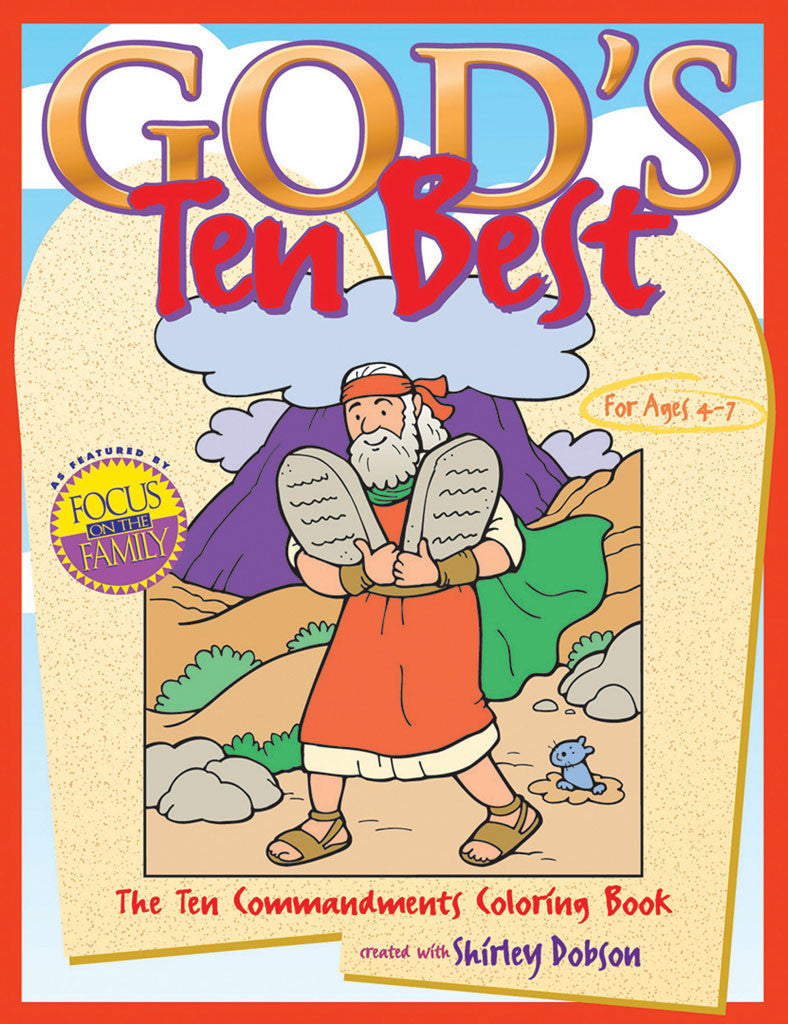 ten commandments for children coloring pages