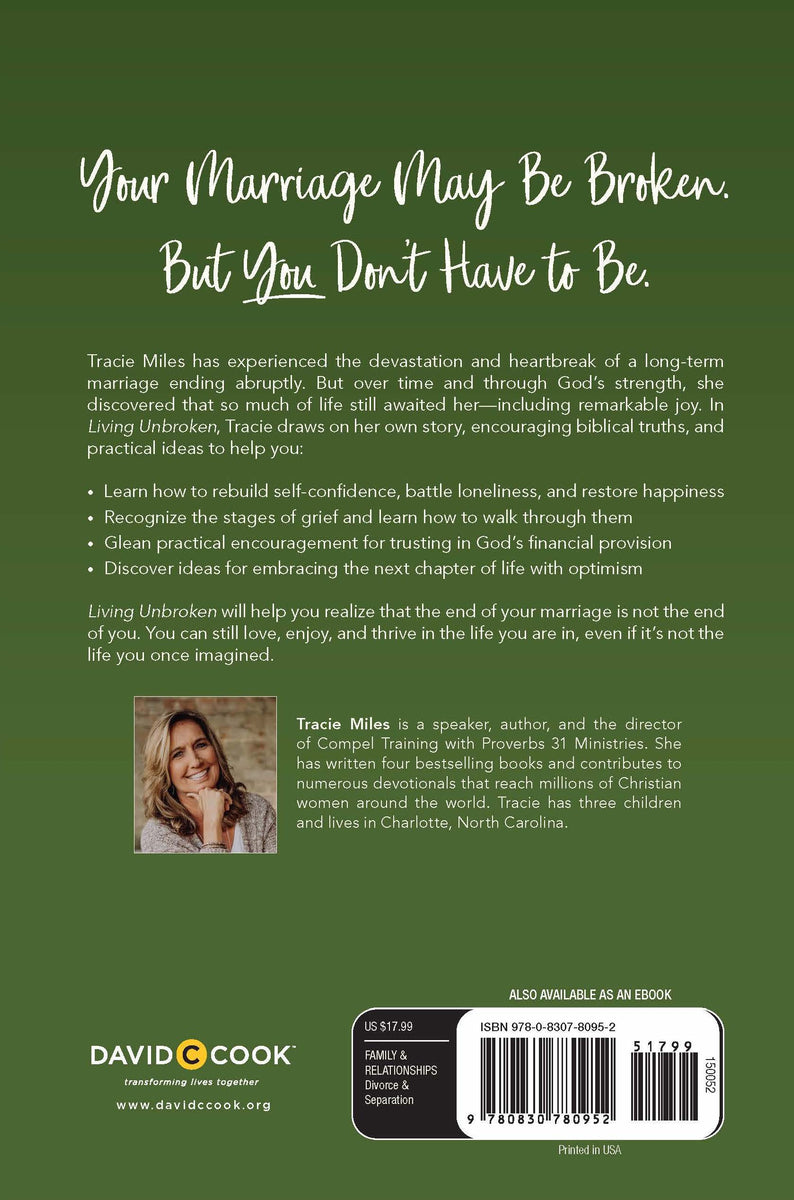 Living Unbroken - Tracie Miles | David C Cook